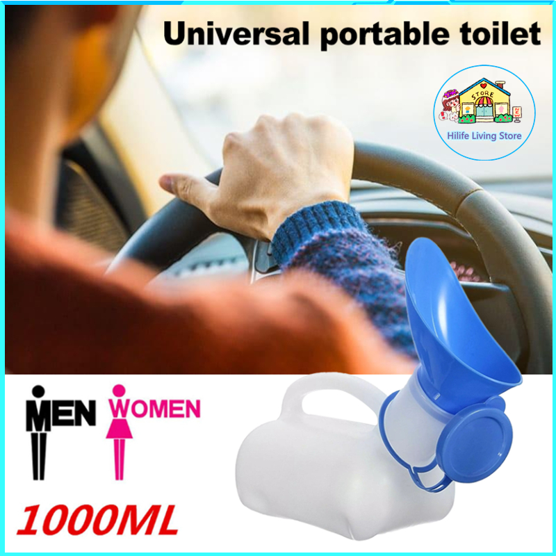 1000ml Unisex Adults Urinal Chamber Pot Thick Plastic Man Woman Elder ...