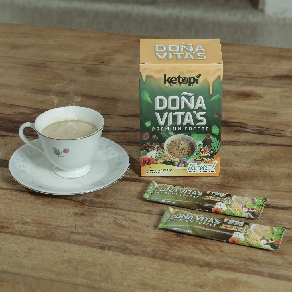 1 Box Doña Vita Premium Coffee 21g/sachet & 10 sachet/box, Dona Vita ...