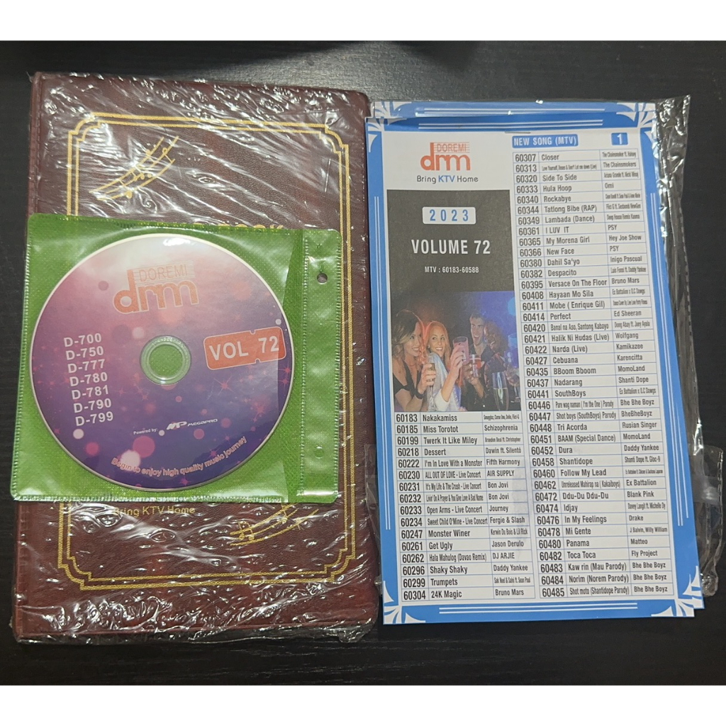 Songbook /Updated CD Vol 72 for MP Megapro Doremi D700 D-750 D-777 D ...