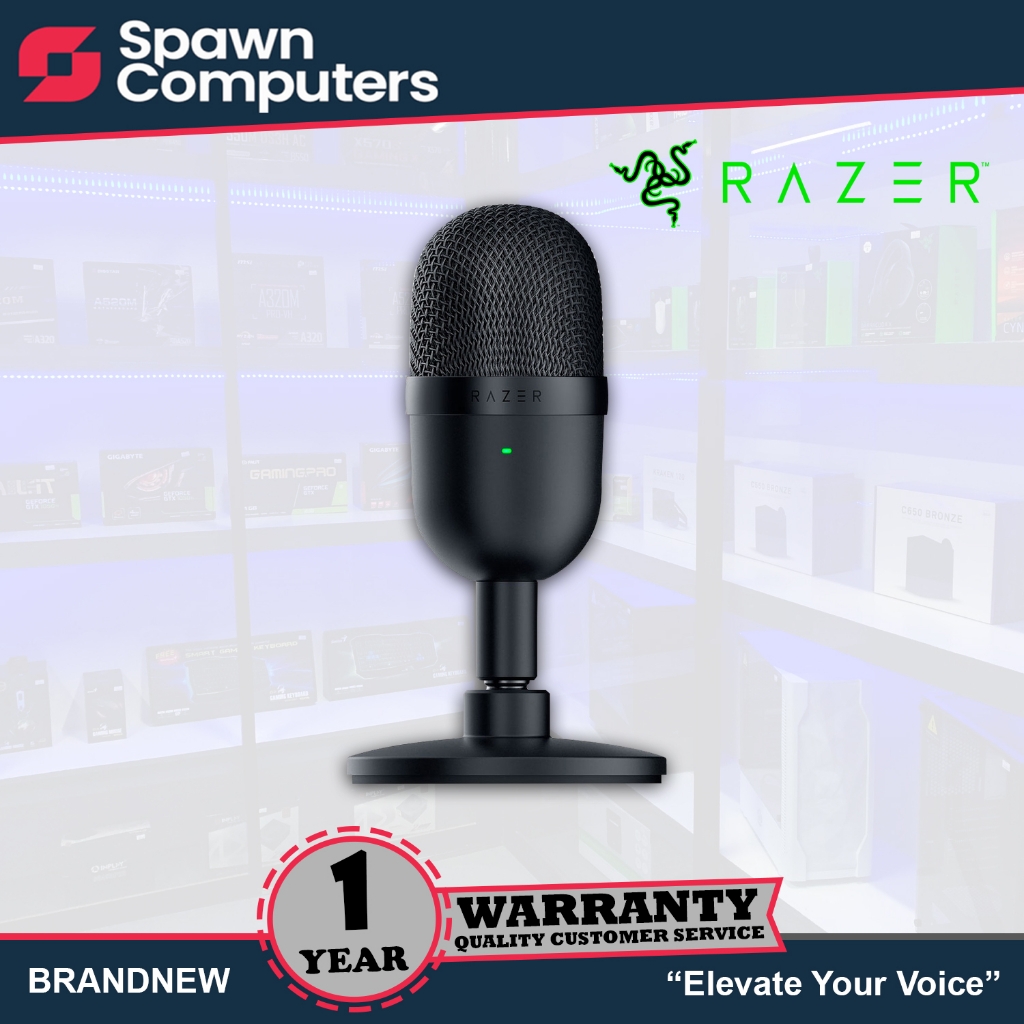 Razer Seiren Mini USB Condenser Microphone for Streaming and Gaming on ...
