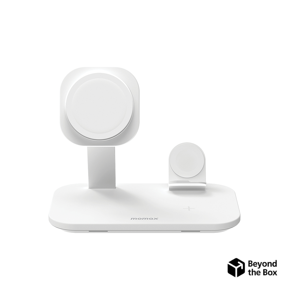 Momax Q.Mag Pro 3 3-in-1 MagSafe Wireless Charging Stand - White ...