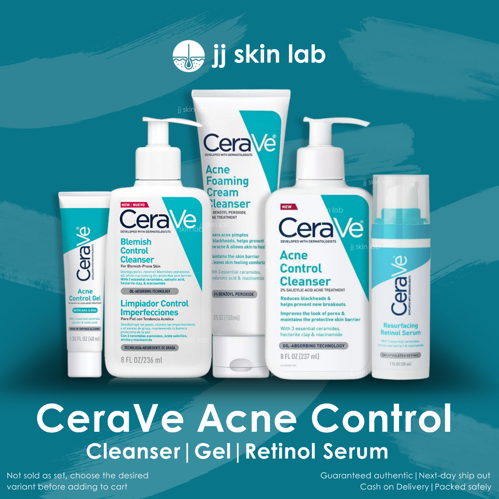 CeraVe Acne Foaming Cream Cleanser/ Acne Control Cleanser/ Acne Control ...