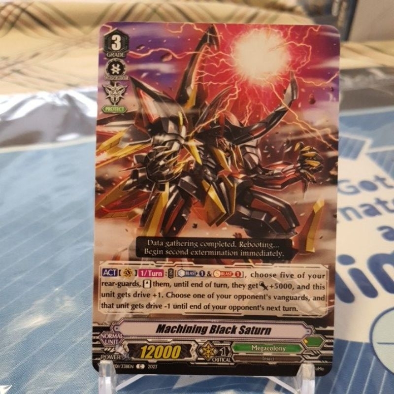 MACHINING BLACK SATURN C D-PV01 CARDFIGHT VANGUARD ENGLISH | Shopee Philippines