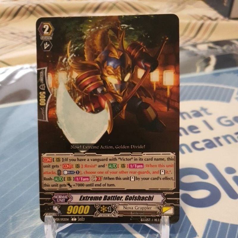 EXTREME BATTLER, GOLSHACHI C D-PV01 CARDFIGHT VANGUARD ENGLISH | Shopee Philippines
