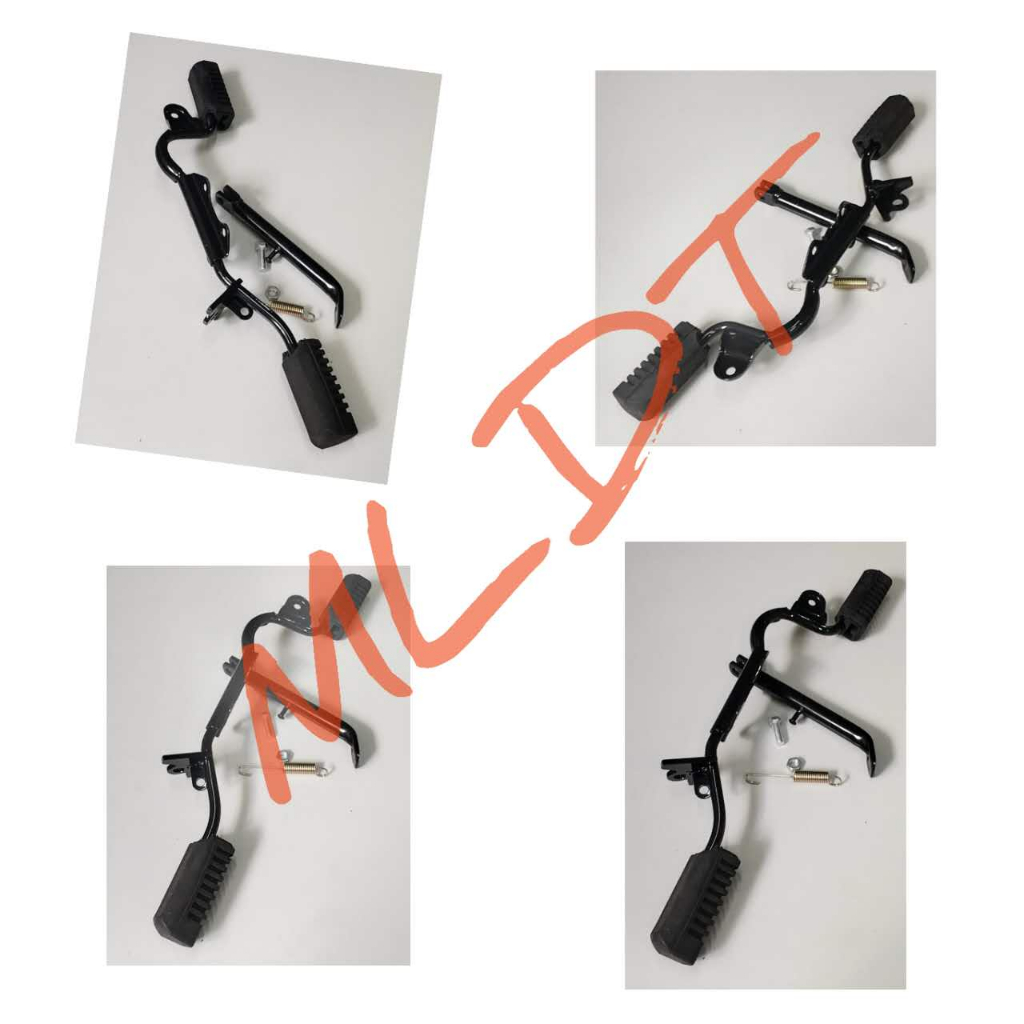 MOTORCYCLE FOOTREST ASSY WITH SIDE STAND FOR CT100/BAJAJ | Shopee ...