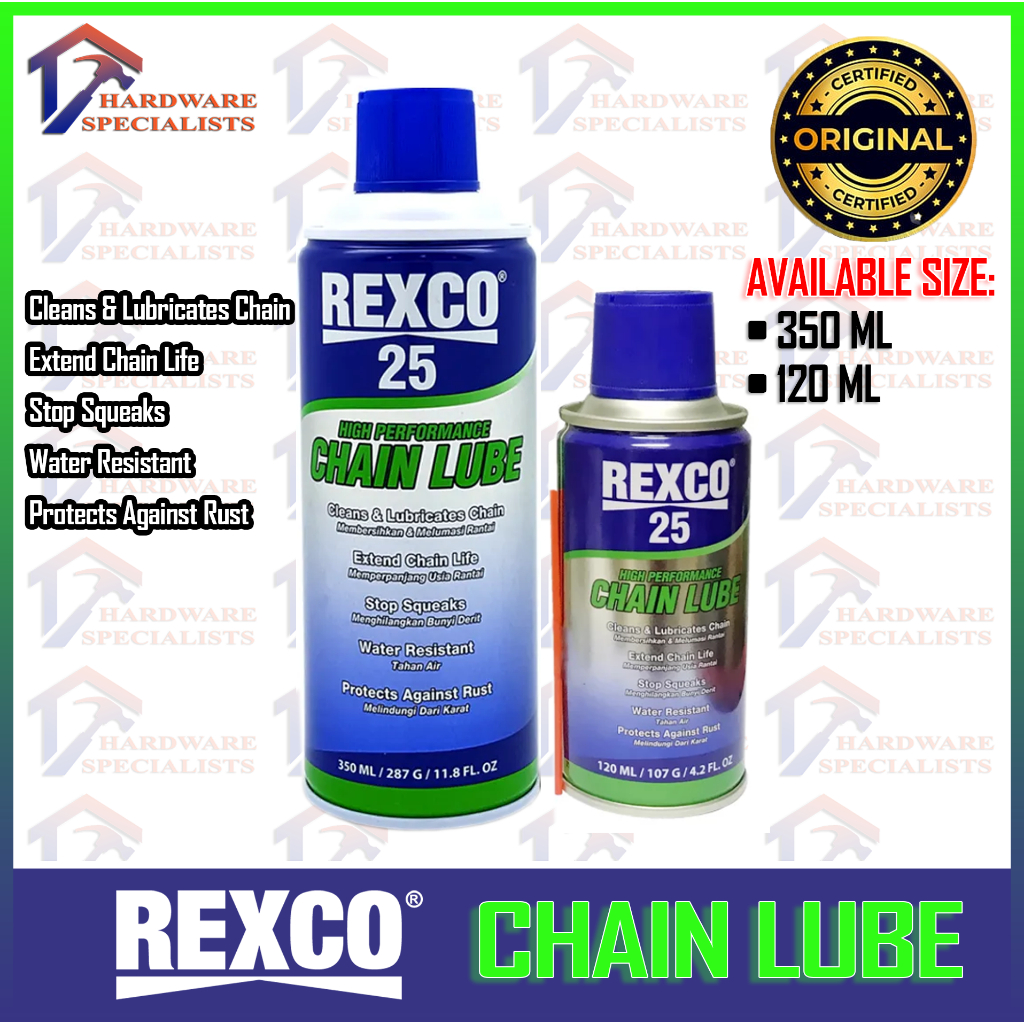 Rexco 25 High Performance Chain Lube 350 ML OR 120 ML Original ...