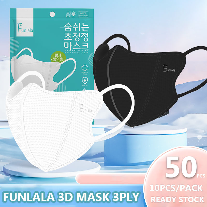 XUNDD 50pcs 3D Mask KN95 Adult Mask 3ply Duckbill Mask Korea Face ...