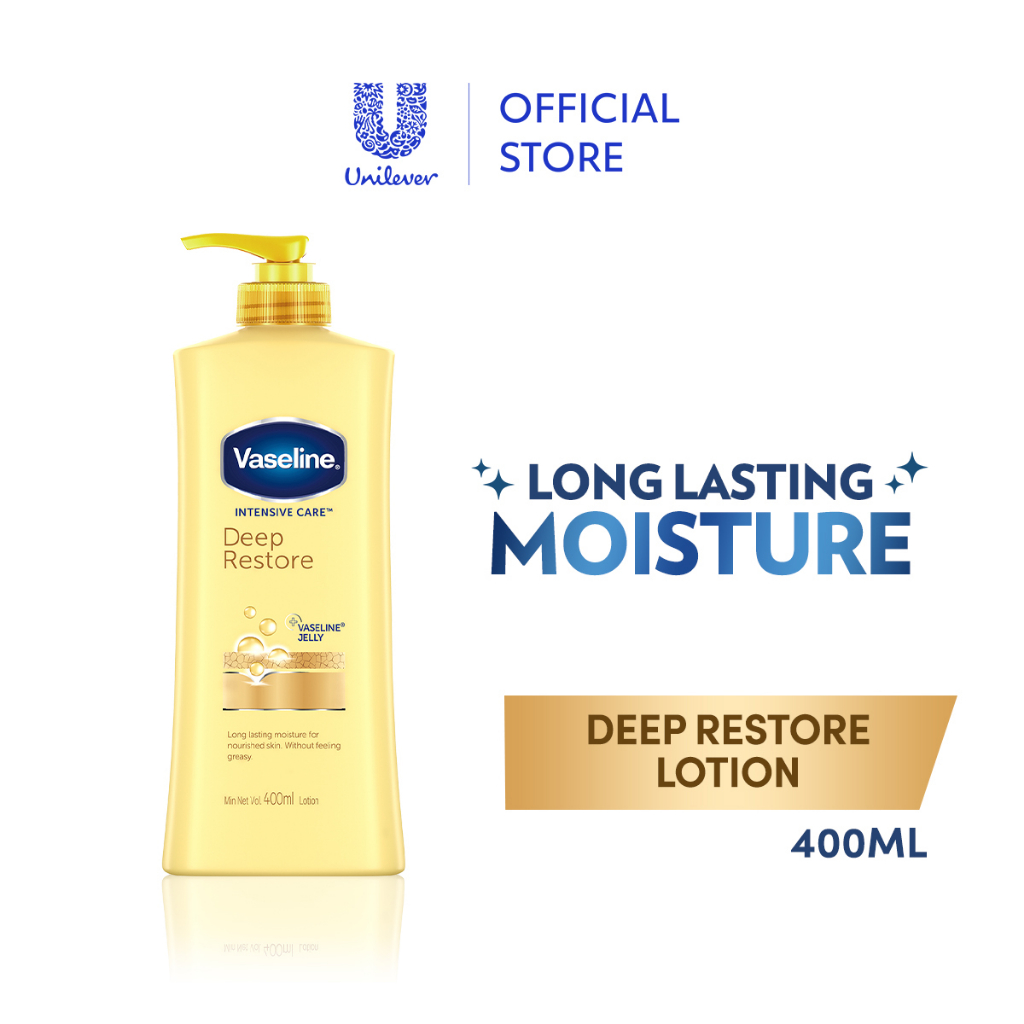 Vaseline Intensive Care Deep Restore Lotion 400ML | Shopee Philippines