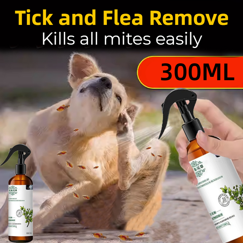 300ML Tick And Flea Spray For Dog Cat Anti Tick Garapata Flea Pulgas ...