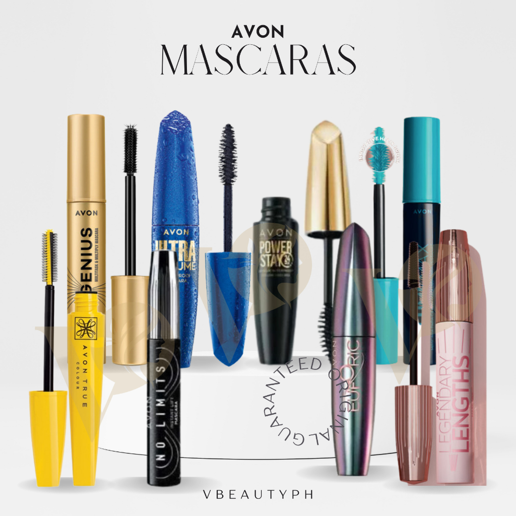 AVON Mascara Supershock Legendary lengths Powerstay No Limits 5in1 ...