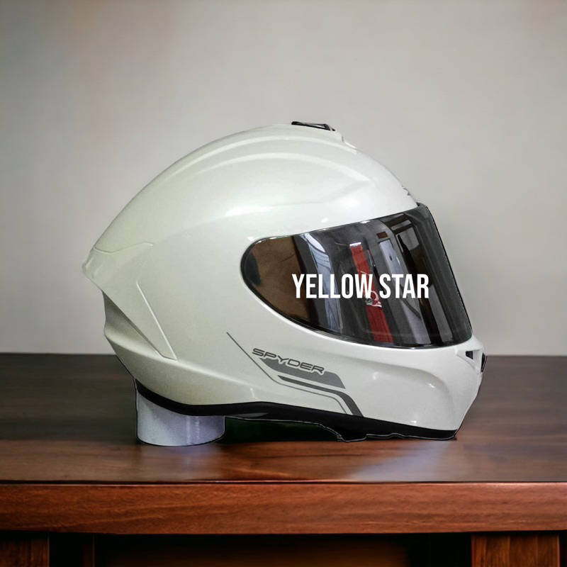 SPYDER COURSE FULL FACE WITH SINGLE VISOR HELMET (WITH FREE CLEAR LENS ...