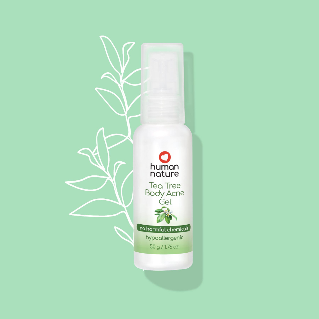Human Nature Tea Tree Body Acne Gel 50g | Shopee Philippines