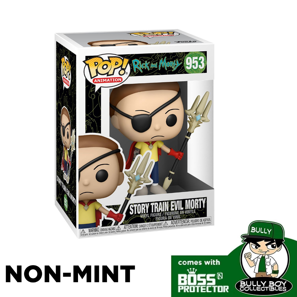 Funko POP! Animation : Rick And Morty - Story Train Evil Morty 953 With ...