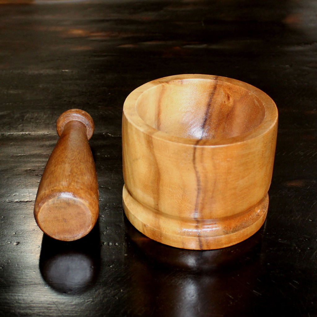 Wooden Mortar and Pestle Dikdikan Pandikdik 4x5 inches | Shopee Philippines