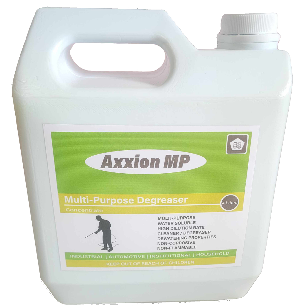Water Soluble Degreaser, Industrial Grade, AXXION MP - 4 liter | Shopee ...