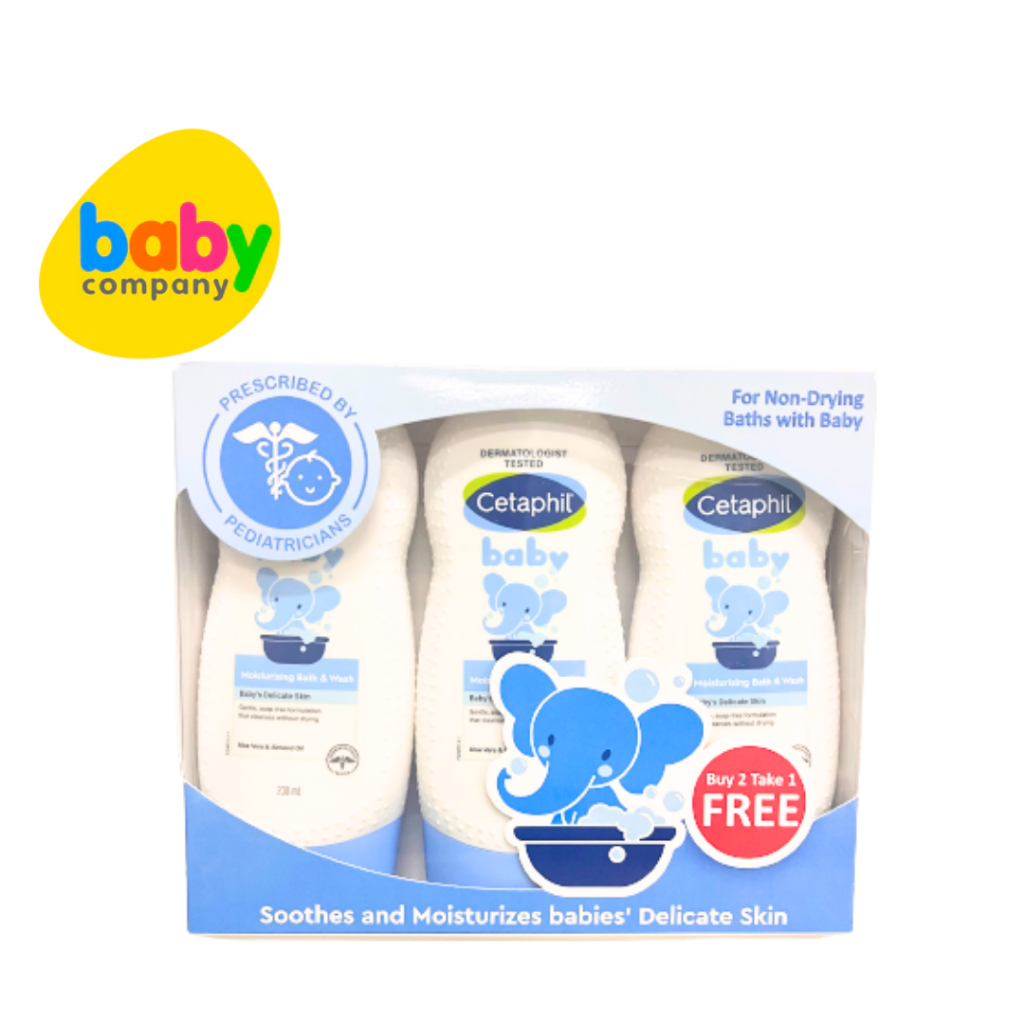 Cetaphil Baby Ultra Moist Bath & Wash - 2+1 Pack | Shopee Philippines