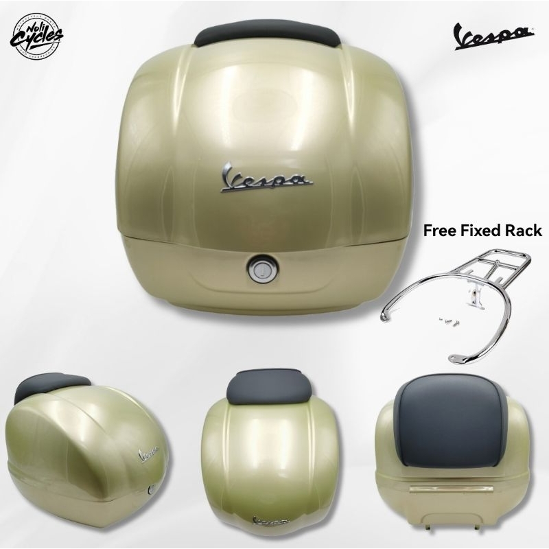 Top box for Vespa 75th Gold GTS, GTS and S125 | Shopee Philippines