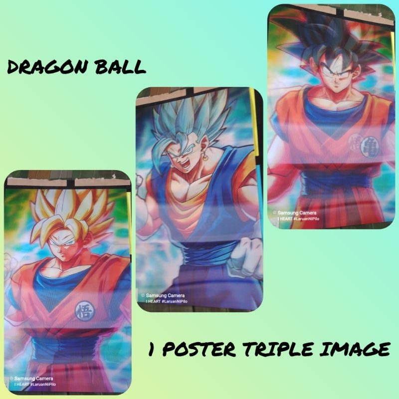 DRAGON BALL LENTICULAR POSTER | Shopee Philippines
