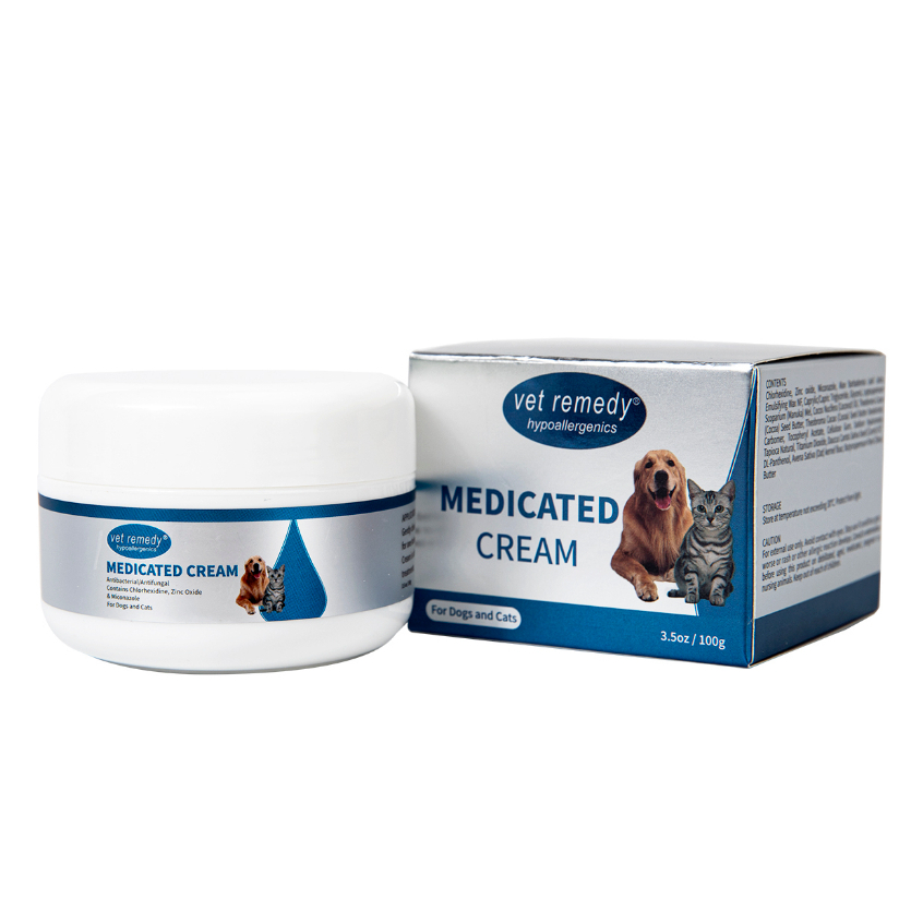 Vet Remedy Medicated Cream Lotion for Skin for Dogs & Cats 100g ...