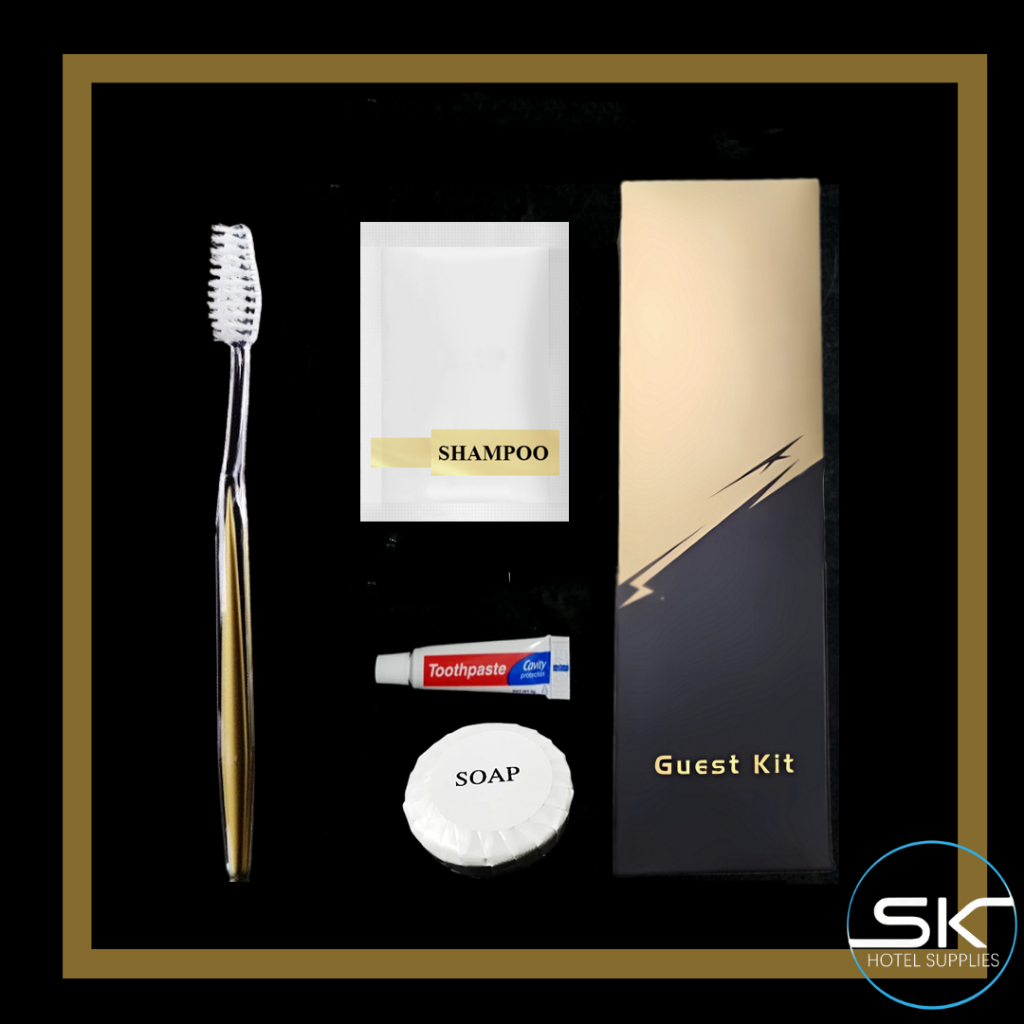 Hotel Guest Kit Travel Kit gold toothbrush 100set【SK hotel amenities ...