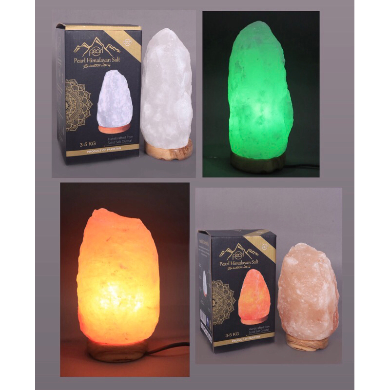 Natural Cut Himalayan Salt Lamp 1-2kg (pink and white) | Shopee Philippines