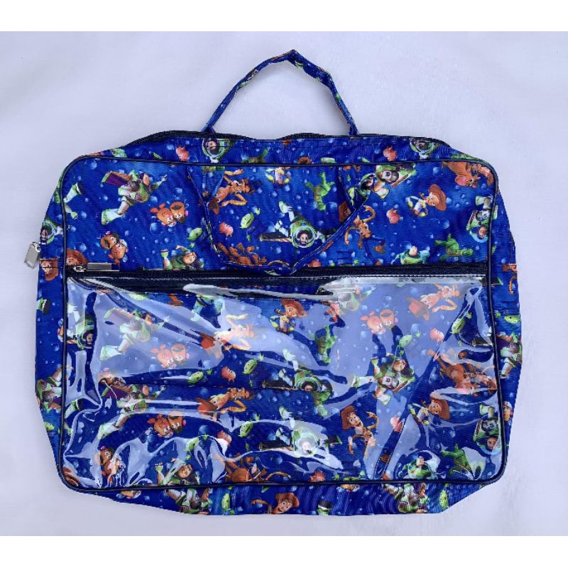 Printed module bag long size with handle blue arrow | Shopee Philippines