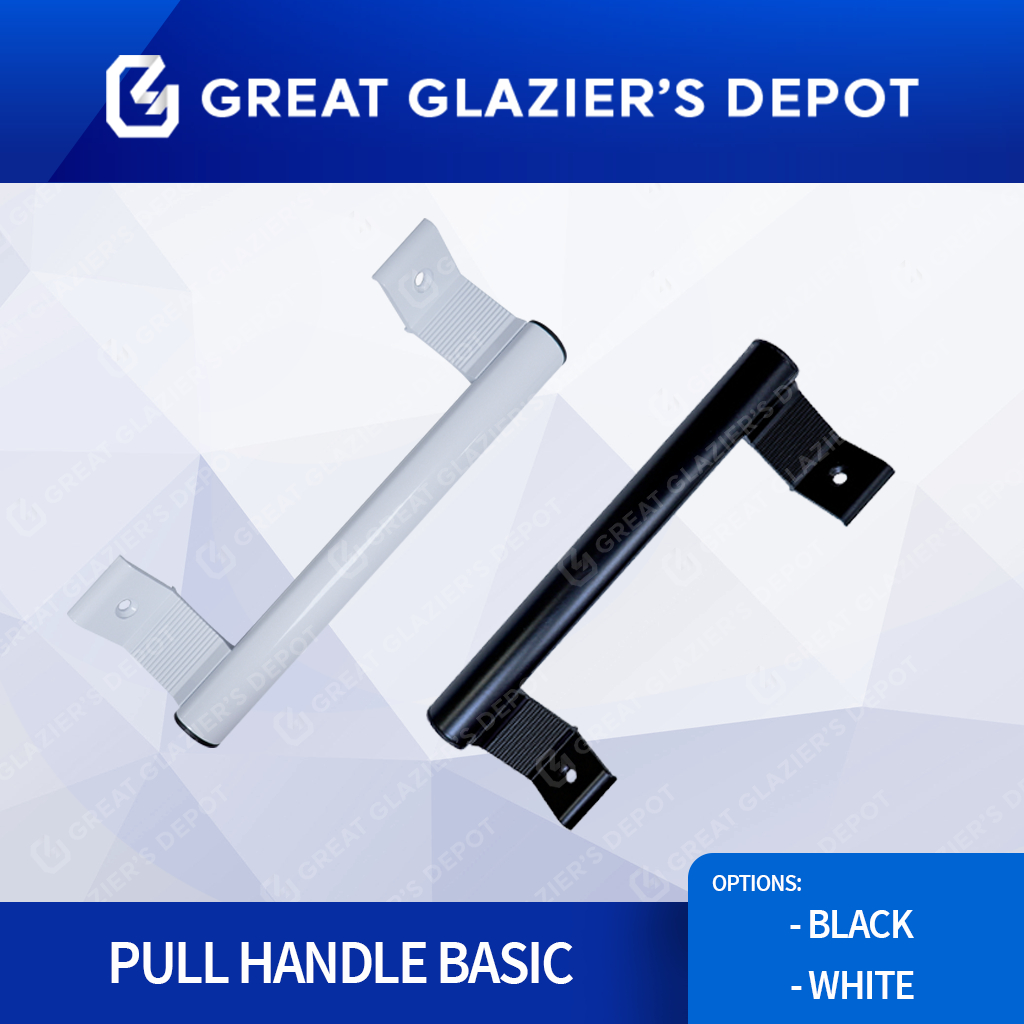 Small Samson Handle Aluminum Door Handle 1 PC Black or White Aluminum ...