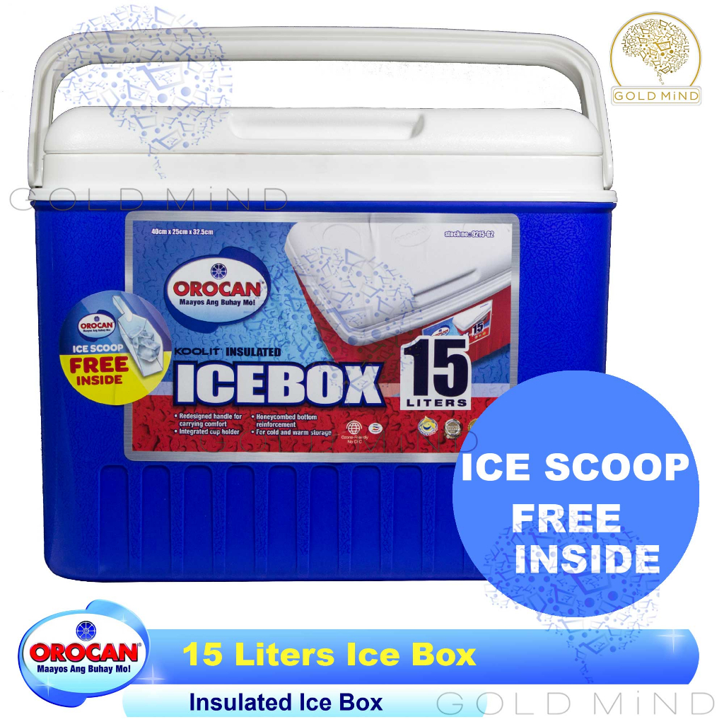 Orocan Ice Box Insulated Icebox Chest 15L -Gold Mind | Shopee Philippines