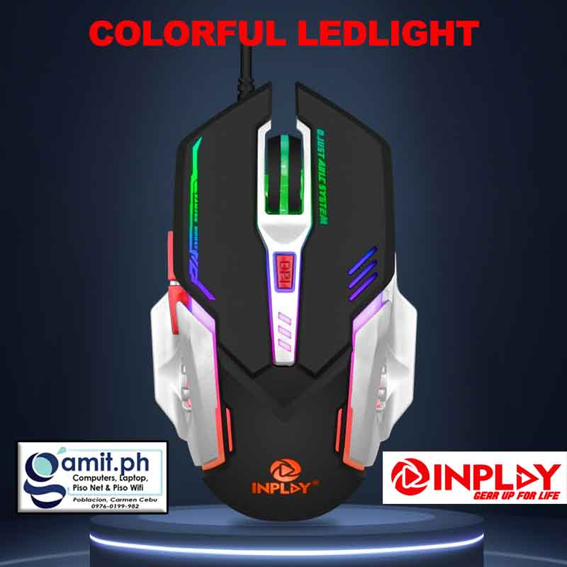 Inplay M520 Usb Rgb Gaming Mouse for Pc Desktop Computer Laptop ...