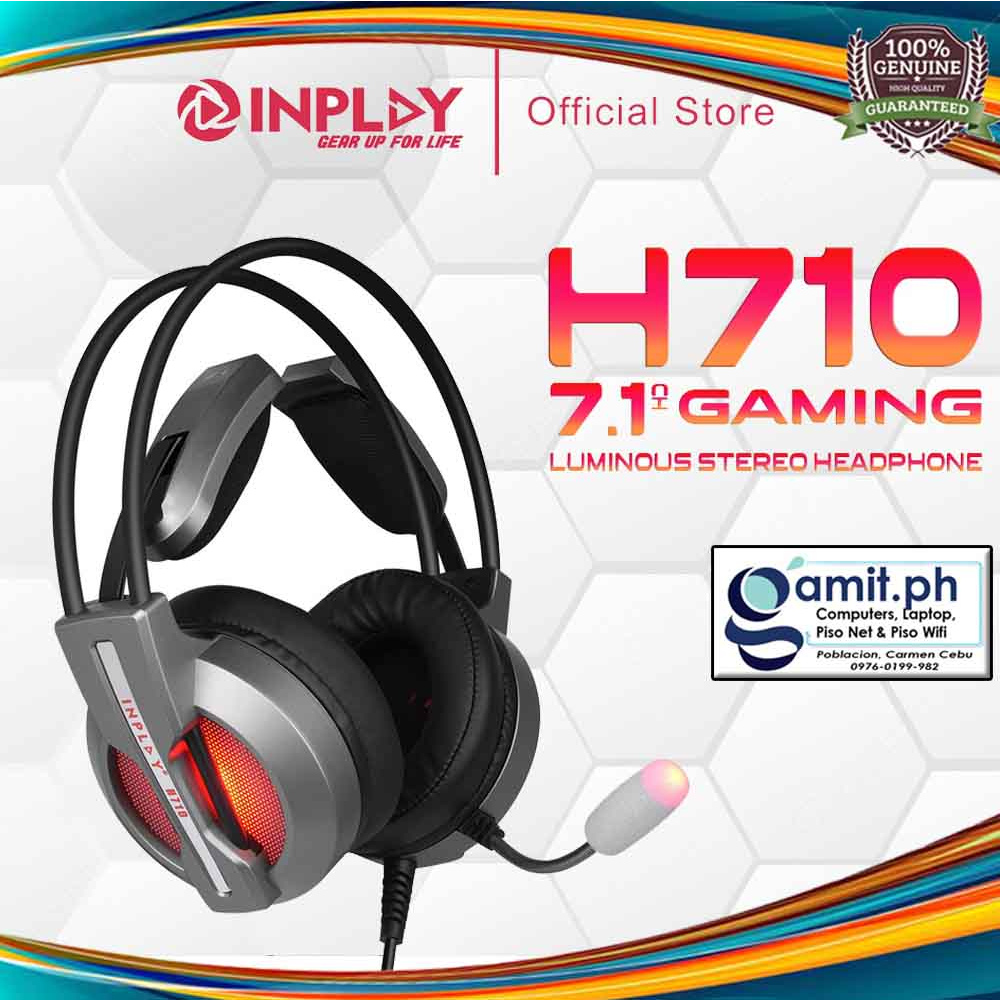 Inplay H710 RGB Light Headset Stereo Headphone with Mic Noise ...