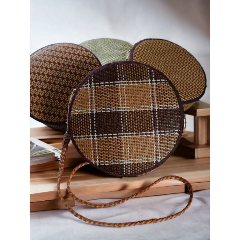 Banig Round Sling Bag | Native Sling Bag | Shopee Philippines