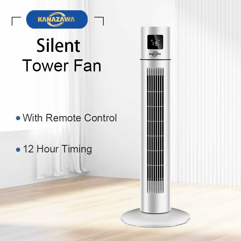 KANAZAWA Electric Tower Fan With Remote Control Touch Screen | Shopee ...