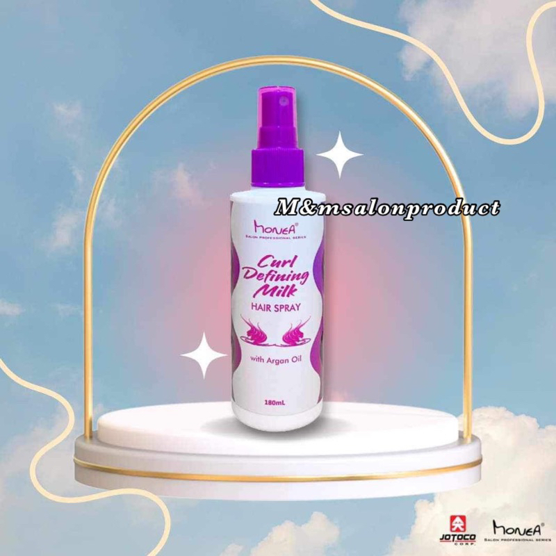 Monea Curl defining milk hair spray 180ml with argan oil | Shopee ...