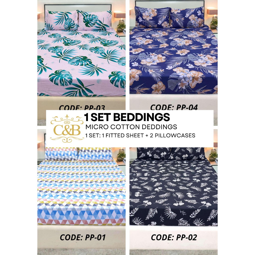 Micro Cotton Beddings ( PP 01 - 10) | Shopee Philippines