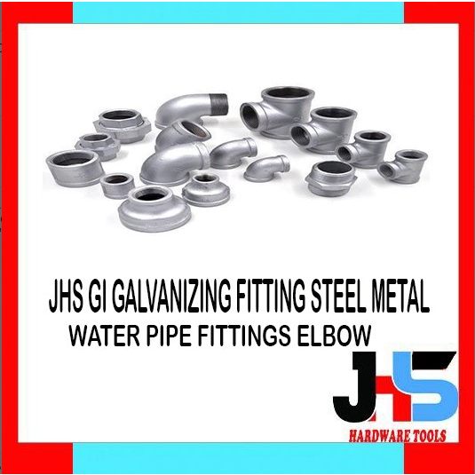 JHS GI GALVANIZING FITTINGS STEEL METAL Water Pipe Fittings elbow,Tee ...