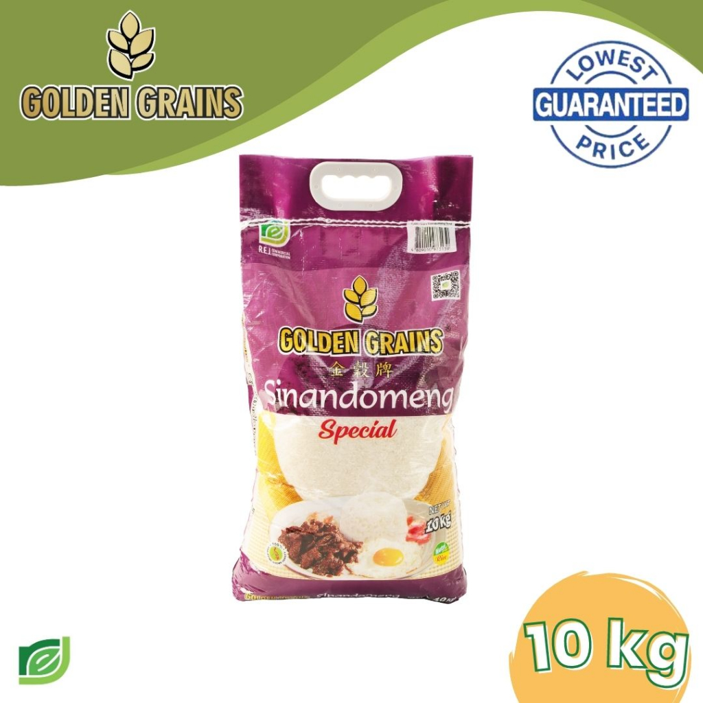 Golden Grains Sinandomeng Rice 10kg | Shopee Philippines