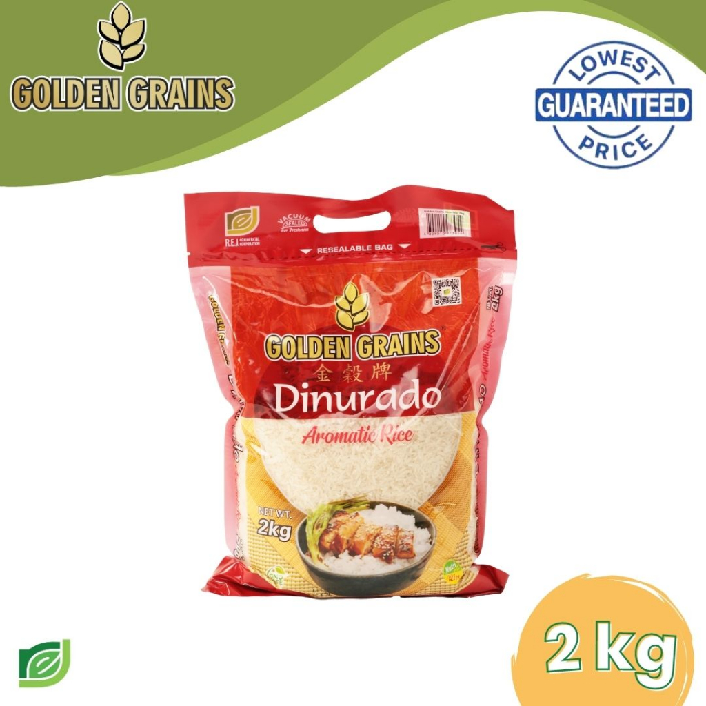 Golden Grains Rice Dinurado 2kg | Shopee Philippines