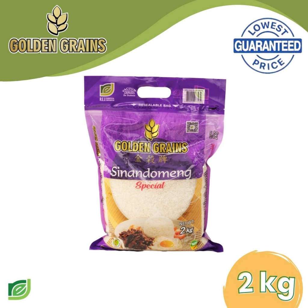Golden Grains Sinandomeng Rice 2kg | Shopee Philippines