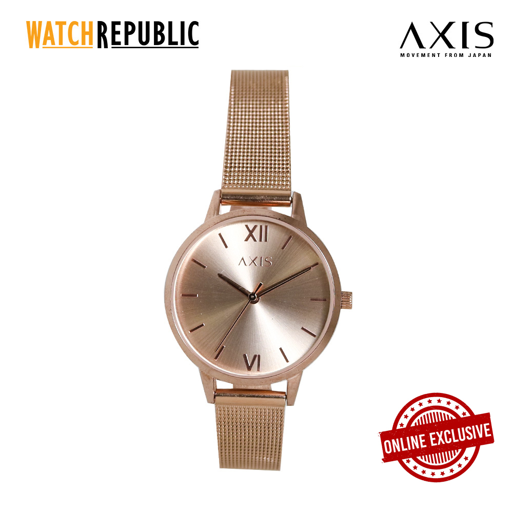 Axis Celine Rose Gold Stainless Steel Analog Quartz Watch For Women ...