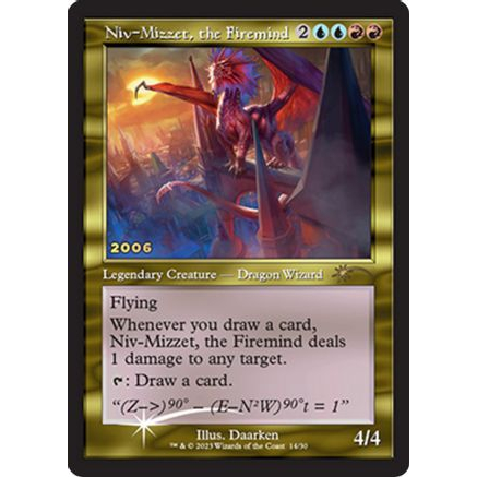 Niv-Mizzet, the Firemind - 30th Anniversary Promos (30A-P) MTG | Shopee ...
