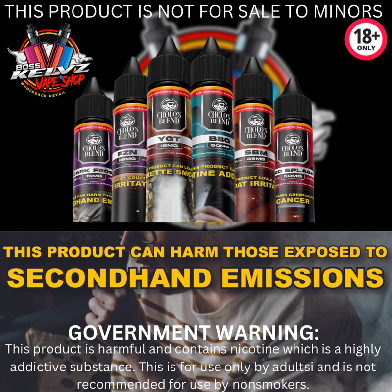 Cholo's Blends E-Liquid Salt 20ml (PREMIUM) | Shopee Philippines Cholo's Blends E-Liquid Salt 20ml (PREMIUM) | Shopee Philippines