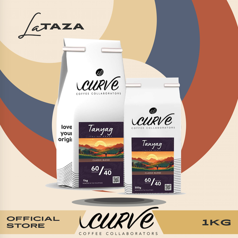 Curve Coffee Italian Blend Tanyag 1kg (New Packaging) | Shopee Philippines