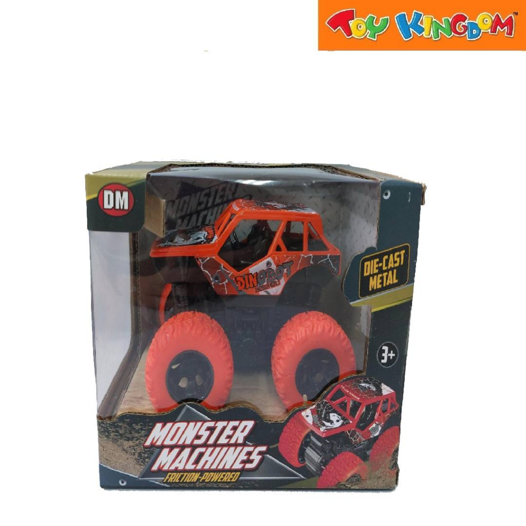 Dream Machine Monster Machines Friction-Powered Vehicle Orange | Shopee ...