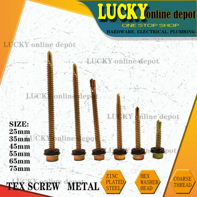 TEK SCREW FOR METAL/WOOD SOLD PER 100PCS | Shopee Philippines