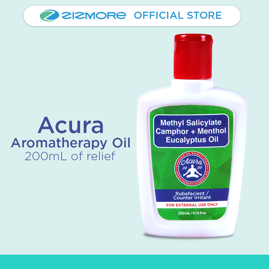 Acura Aromatherapy Oil 200ml (Rubefacient & Counter Irritant) | Shopee ...