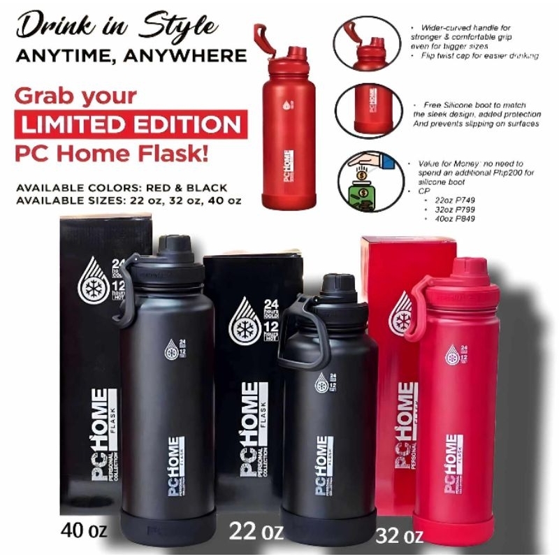 PC HOME FLASK 22OZ 32OZ 40OZ | Shopee Philippines