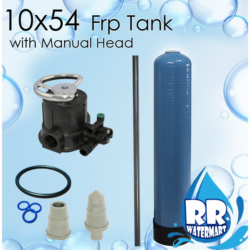 10x54 FRP Tank with Manual Head (Carbon/Softener) | Shopee Philippines