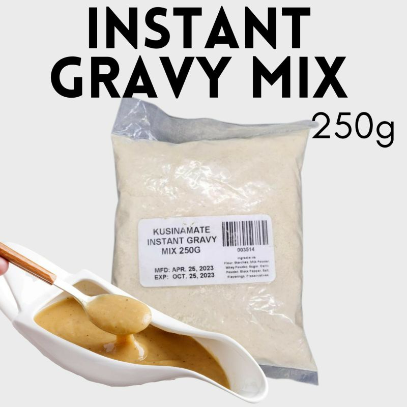 Gravy Ready Mix 250g Fried Chicken Burger Steak Meals | Shopee Philippines