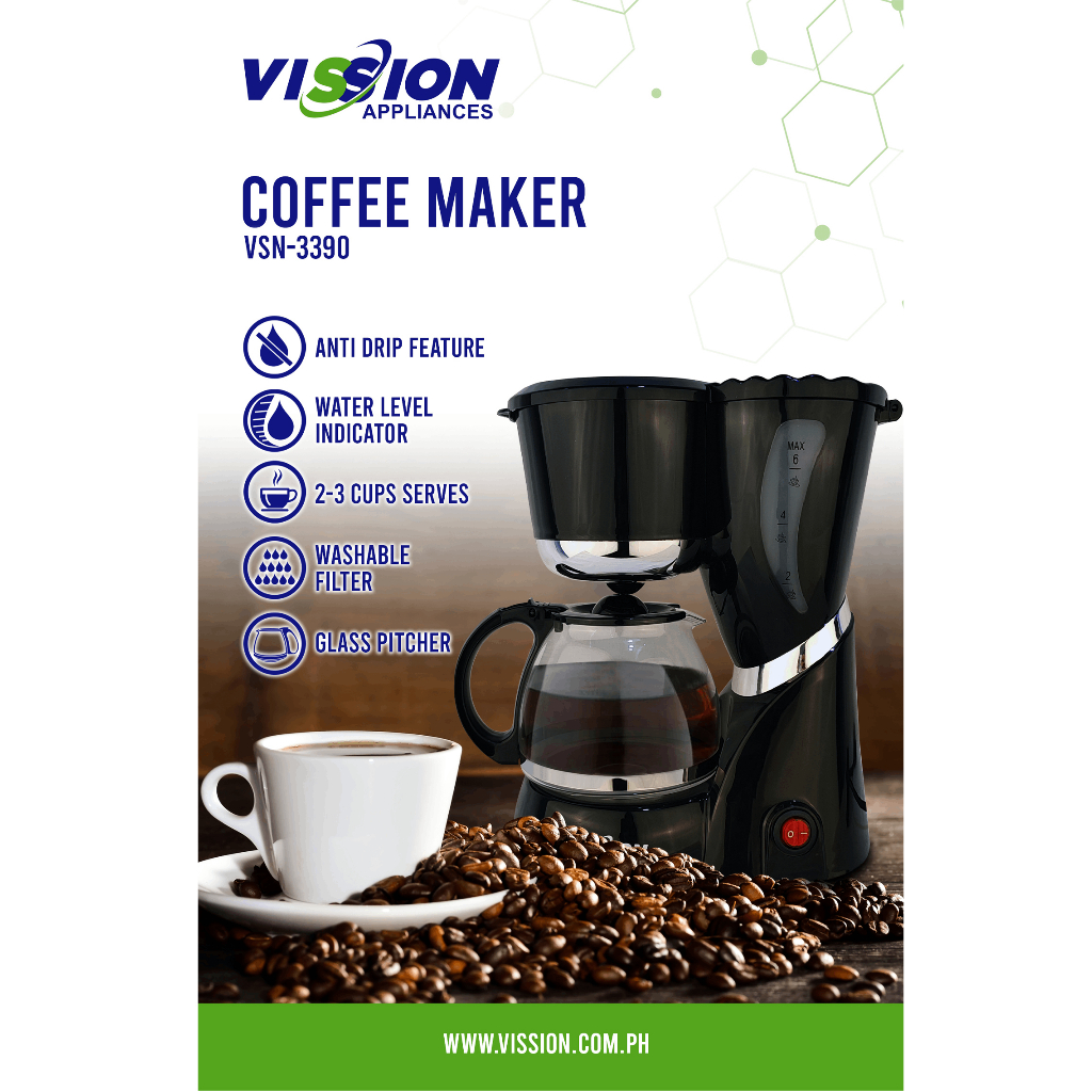 Vission Personal Coffee Maker 0.6L | Shopee Philippines