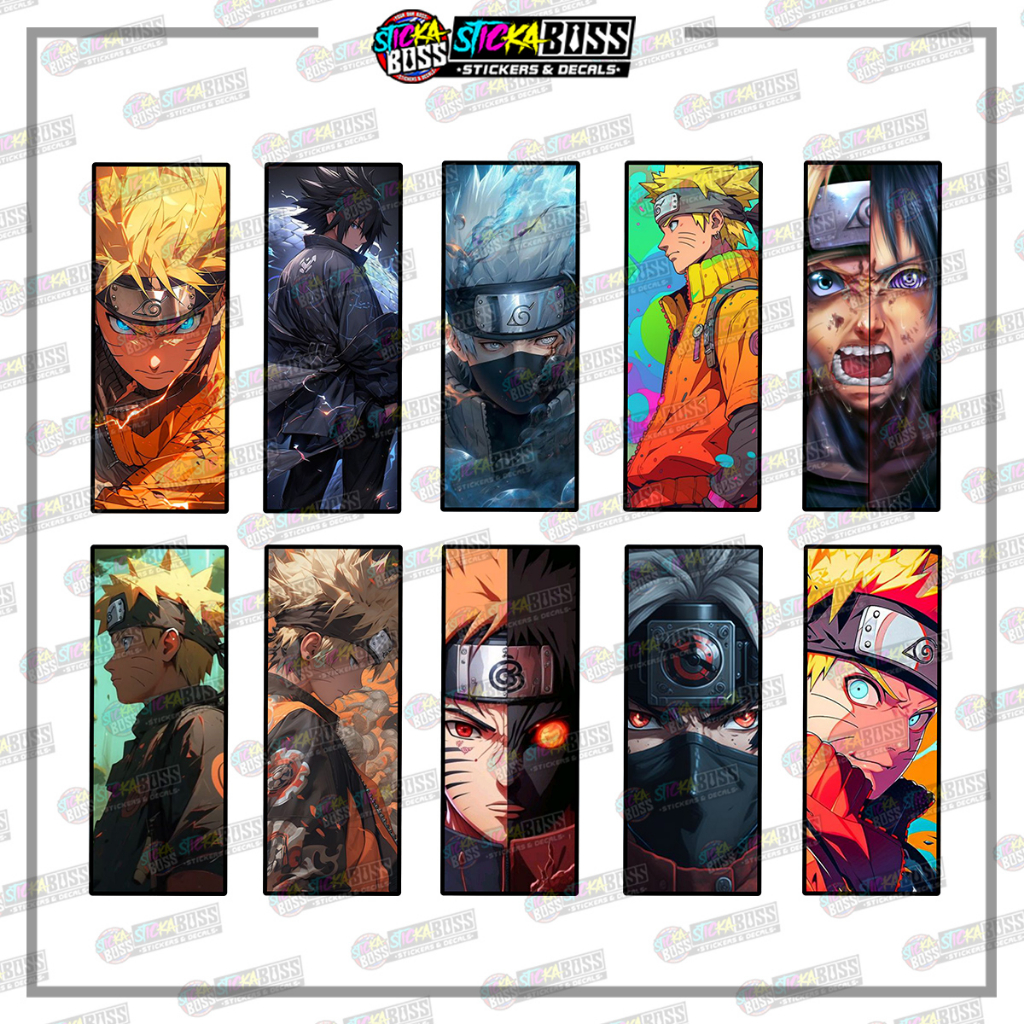 NARUTO | RECTANGLE SIZE VINYL STICKER 【VINYL PRINTED】( LAMINATED ...